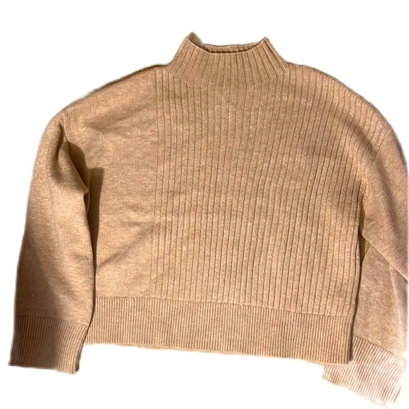 River Island | Sweaters | River Island Light Brown Knit Sweater Cropped ...